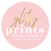 Glitzy Prints Boutique Wedding and Event Invitations and Signage