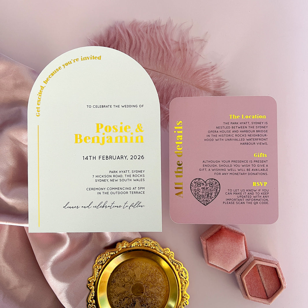 Gold, Silver and Rose Gold Foil Invitations – Glitzy Prints