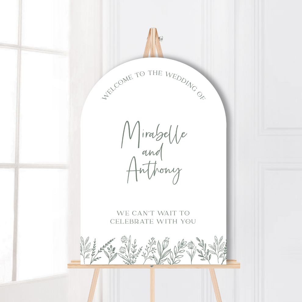 Wedding Welcome Sign | Seating Chart | Printed Wedding Signs Australia ...