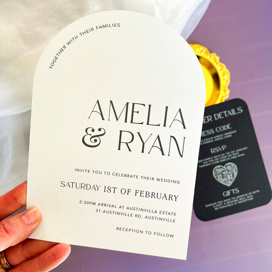 Affordable Wedding Invitation Printing, Shipping Australia Wide, New ...