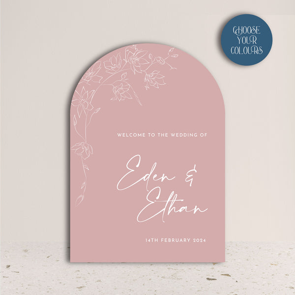 Wedding Welcome Sign | Seating Chart | Printed Wedding Signs Australia ...