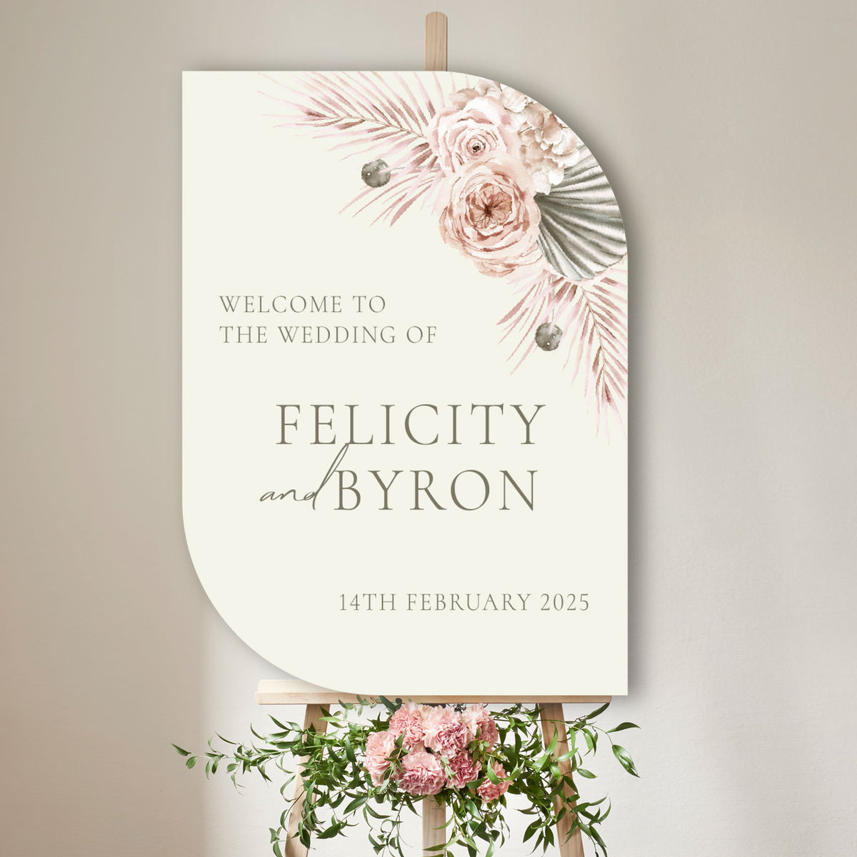 Boho Wedding Welcome Sign | Seating Chart | Printed Wedding Signs ...